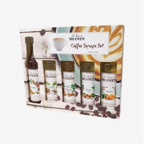 Monin | Coffee Set 5 x 50 ml Syrups - Happywork