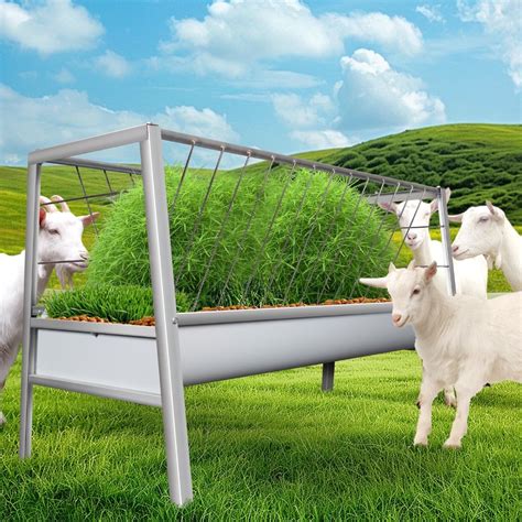Goat Hay Feeder And Livestock Goat Feeder Pasture Feeder With Galvanized