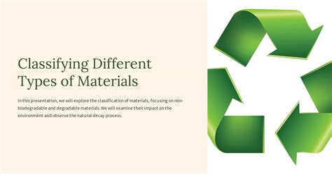 Classifying Different Types Of Materials