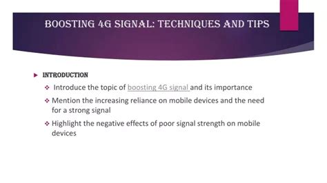 Ppt Boost Your 4g Signal Strength And Coverage With Cellboost