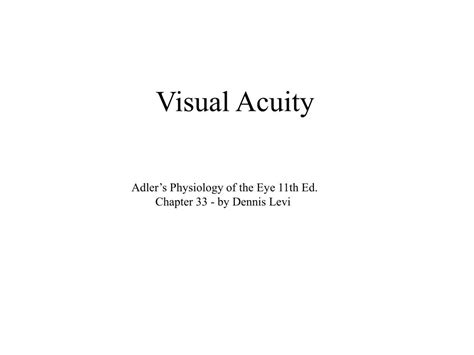Ppt Visual Acuity Powerpoint Presentation Free Download Id588570 Ppt Visual Acuity Powerpoint Presentation Free Download Id588570