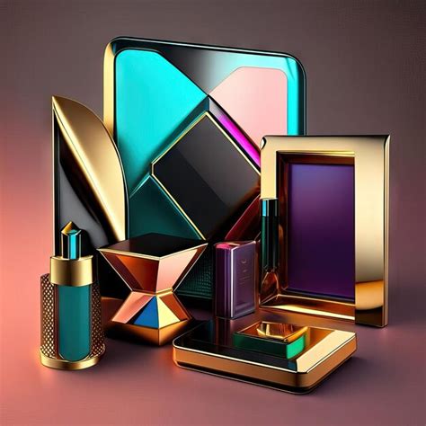Premium Ai Image Makeup Case Illustration