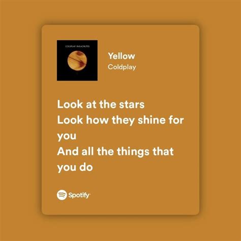 Spotify Lyrics Card