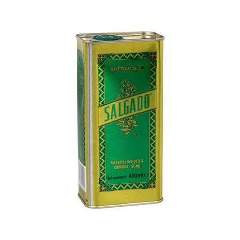 Salgado Olive Oil Tin 400ml Sharjah Co Operative Society