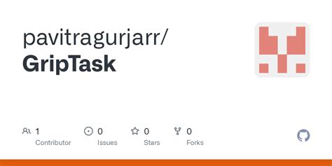 github pavitragurjarr griptask