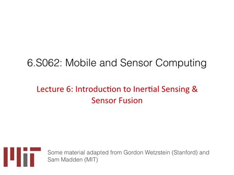 Dead Reckoning By Fusing Multiple Sensors How Accelerometers Work How Accelerometers Work Docslib