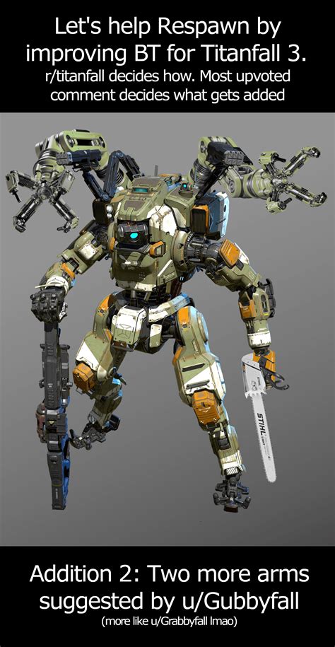 Addition 2 Added Two Arms To Bt Rtitanfall