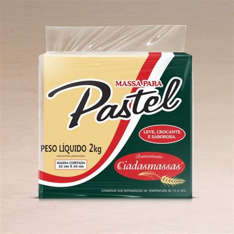Massa Para Pastel Cortada 22 X 20cm Ciadasmassas