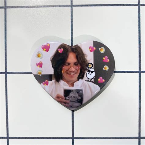 Maxmoefoe Cold Ones Little Fella Eggwave Sparkly Heart Badge Etsy