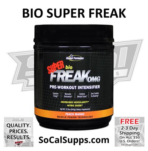 Bio Super Freak Pre Workout Intensifier