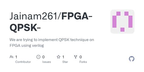github jainam261 fpga qpsk we are trying to implement qpsk