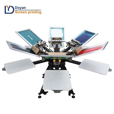 8 색 8 역 Rotory 패브릭 스크린 인쇄 기계 T 셔츠 스크린 인쇄 리본 기계 가격 파키스탄 판매