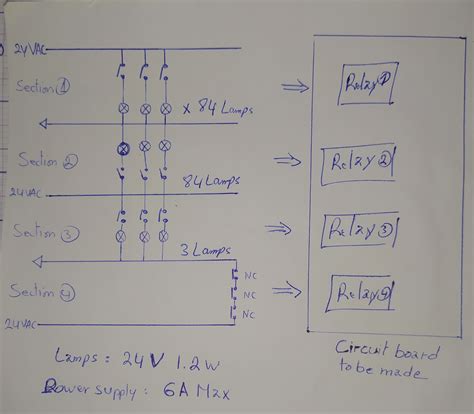 Need Some Help Building A Circuit Involving Switchs And Relays