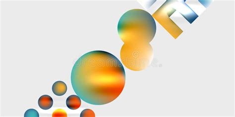 Simple Shapes Circles Triangles Rectangles Abstract Background