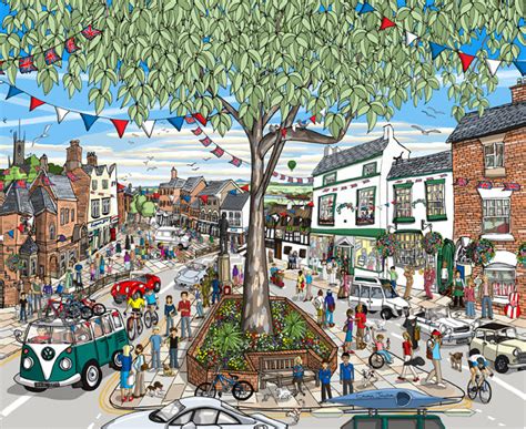 Granville Square A3 Print Emma Joustra Portraits