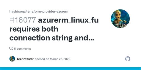 Azurerm Linux Function App Requires Both Connection String And Instrumentation Key For App