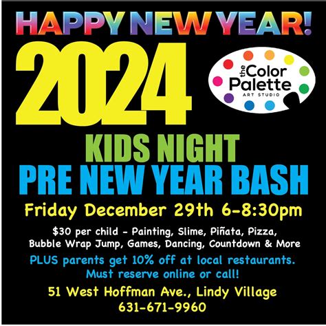 New Years Eve Pre Bash The Color Palette