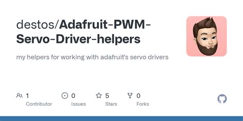github destos adafruit pwm servo driver helpers my helpers for