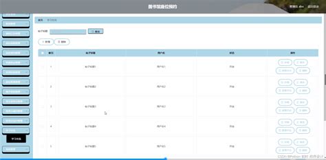 Springbootjavaphpnodepython图书馆座位预约【计算机毕设】 Csdn博客