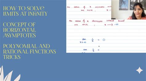Limits Limits At Infinity And Horizontal Asymptotes 4 Youtube