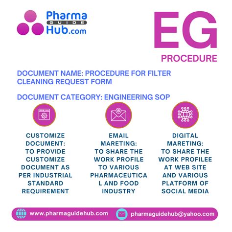 PROCEDURE FOR FILTER CLEANING REQUEST FORM PharmaGuideHub