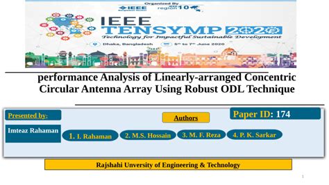 Pdf Performance Analysis Of Linearly Arranged Concentric Circular