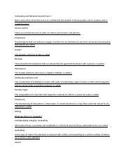 Understanding Computing And Network Security Access Control Course Hero