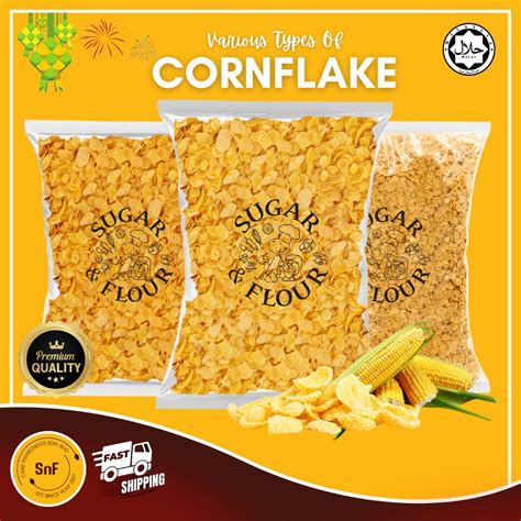 Crispy Cornflake Bertih Jagung Cereal Mini Cornflake Madu Snack Halal