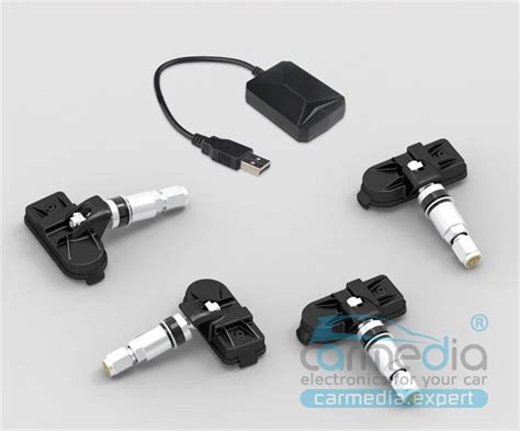 5 650р. - Датчики давления в шинах внутренние CARMEDIA TPMS-INT-4 USB