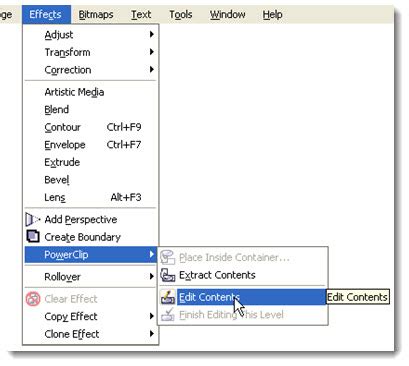 PowerClip Belajar CorelDRAW