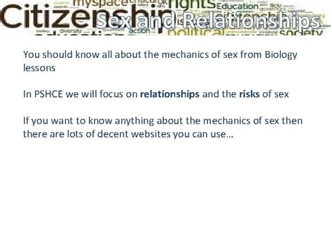 Sex And Relationships Ground Rules Sex And Relationships