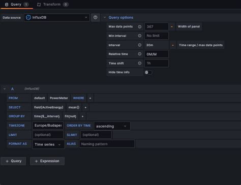 Show Current Month Power Usage Influxdb Grafana Labs Community Forums