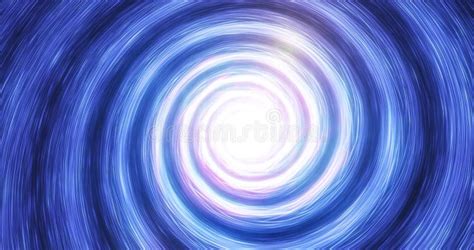 Abstract Blue Swirling Twisted Vortex Energy Magical Cosmic Galactic Bright Glowing Spinning