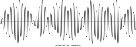 Sound Frequency Volume Level Graph Voice Stock Vector Royalty Free