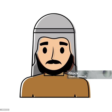 Arab Man Cartoon Stock Illustration Download Image Now Adult