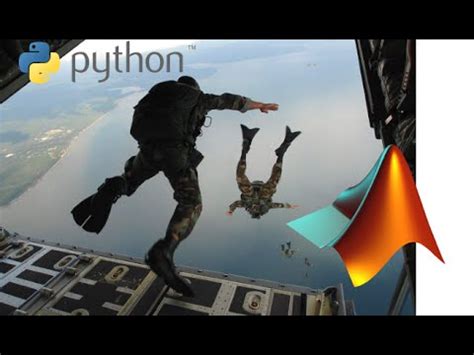 Skydiving Simulation In Matlab And Python Youtube