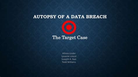 Target Data Breach Presentation Pptx