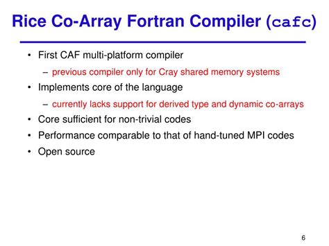 Ppt A Multi Platform Co Array Fortran Compiler Powerpoint Presentation Id3798380