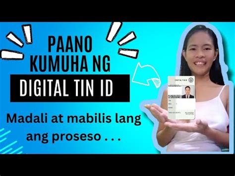 PAANO KUMUHA NG DIGITAL TIN ID | HOW TO GET DIGITAL TIN ID | ORUS ...