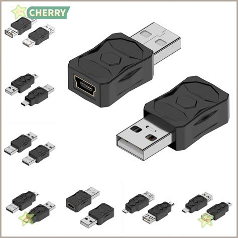 Cherry3 Usb A To Micro Usb Converter Male To Female Bidirectional Mini Usb To Usb Adapter Hdd