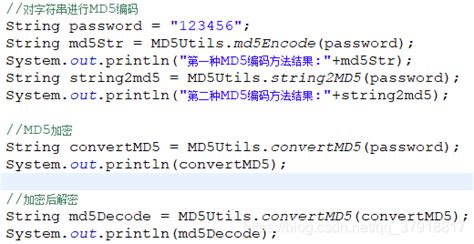 对字符串进行md5编码及md5加密和解密 字符串的md5码 csdn博客