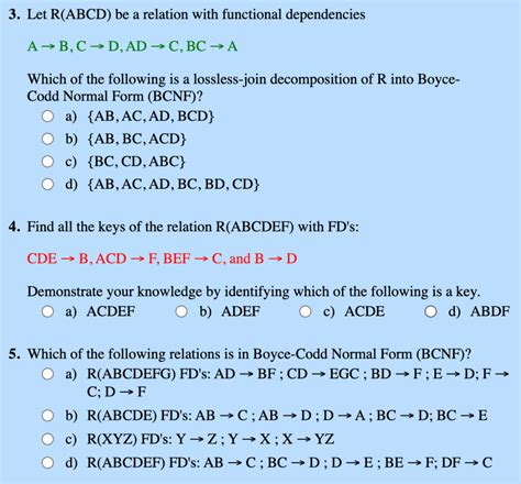 Solved You Are Given Four Pairs F G Of Dependencies A Chegg Com