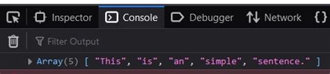 Javascript Split A Sentence Into Words Example Code Eyehunts
