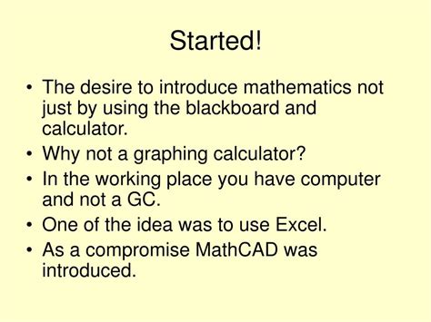 Ppt Why Mathcad Powerpoint Presentation Free Download Id 903034