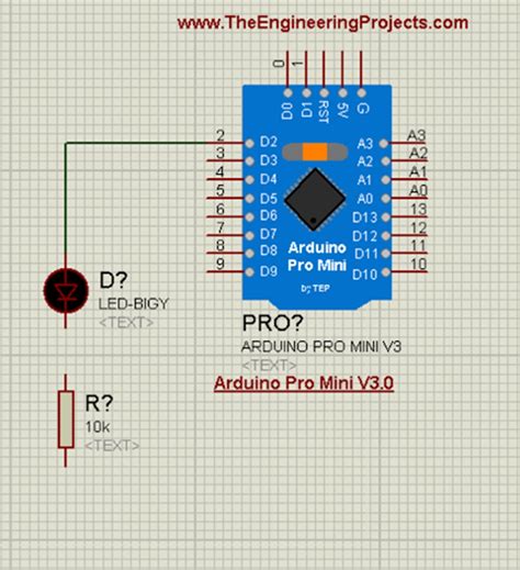 Arduino Pro Mini Library For Proteus V3 0 The Engineering Projects