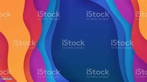 현대 동적 웨이브 스트라이프 비즈니스 카드 프리젠 테이션 브로셔 배너 및 벽지를위한 다채로운 추상 기하학적 디자인 배경 0명에 대한 스톡 벡터 아트 및 기타 이미지 Istock