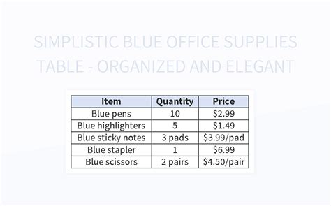 Free Simplistic Templates For Google Sheets And Microsoft Excel Slidesdocs
