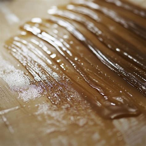 A Closeup Of Adhesive Drying And Curing Times Showing The Process From Wet To Dry Premium Ai