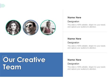 Our Creative Team Ppt Powerpoint Presentation Professional Inspiration