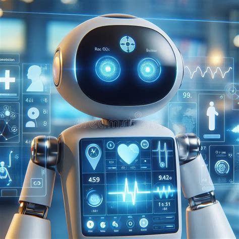 131 105 Health Monitoring Robot A Robot Designed To Monito A Stock